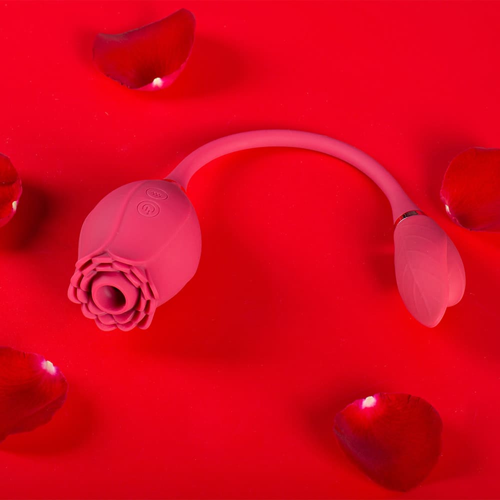 Rose Sucking Vibrator with Love Egg Vibe – RoseToyOfficial