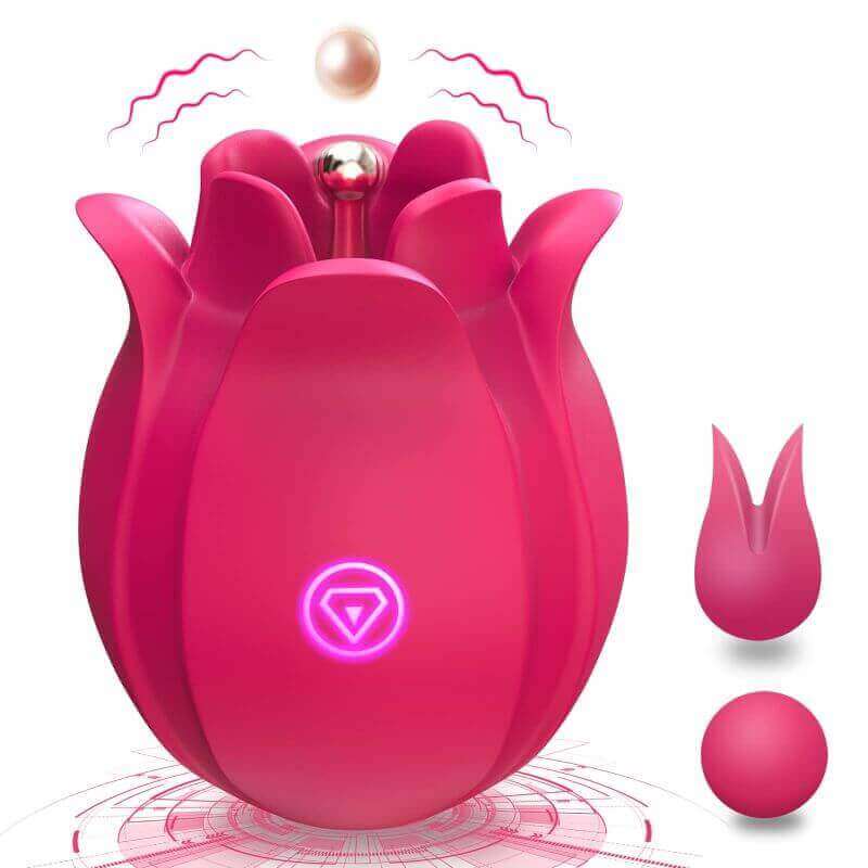 Rose Massager - 10 Super Intense Vibration Modes
